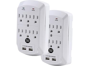 Office+Style Surge Protector (2 Pack)