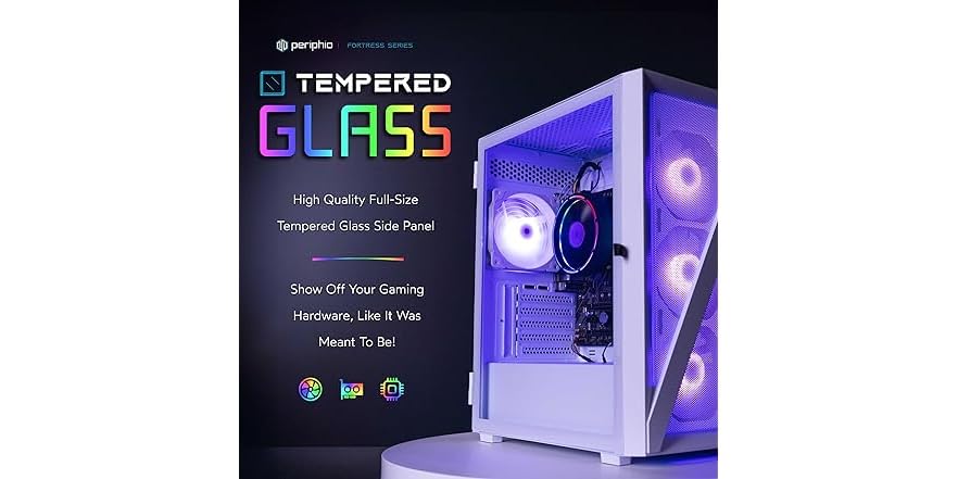 Periphio Castle Prebuilt Gaming PC (R5 5600G Vega 7) (Open Box)