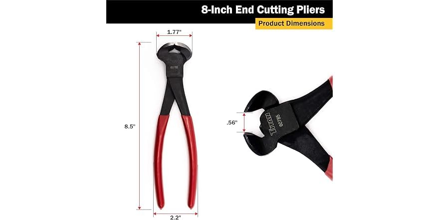 Titan Titan 60786 2-Piece End Cutting Pliers Set