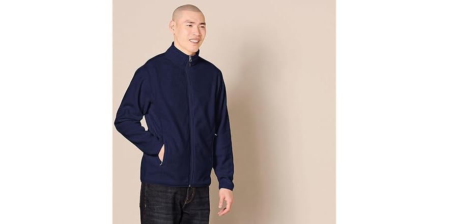 Amazon Men's Zip Fleece Jacket