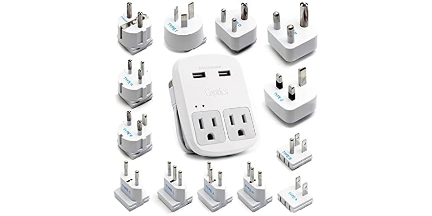International Plug Adapter Kit