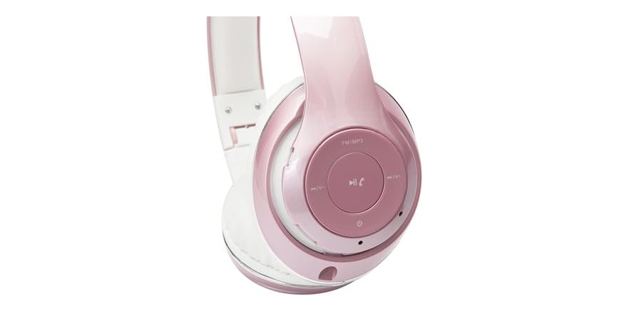 1Voice Soundwave Bluetooth Headphones - Rose Gold