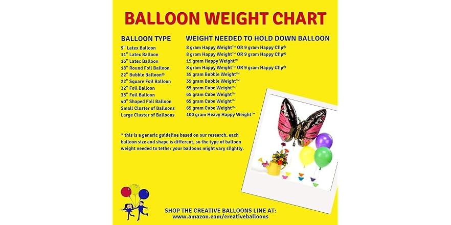 Bubble Weight Balloon Weight Gold 10pk