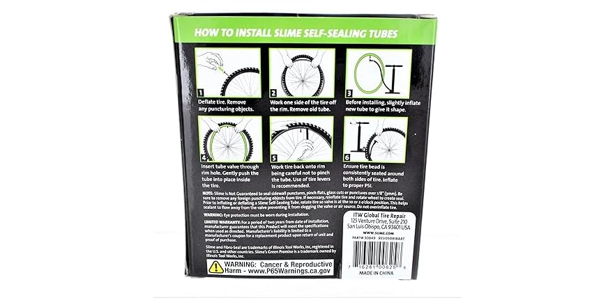 Itw Global Brands BCYCL INNR Tube RUBR 20"