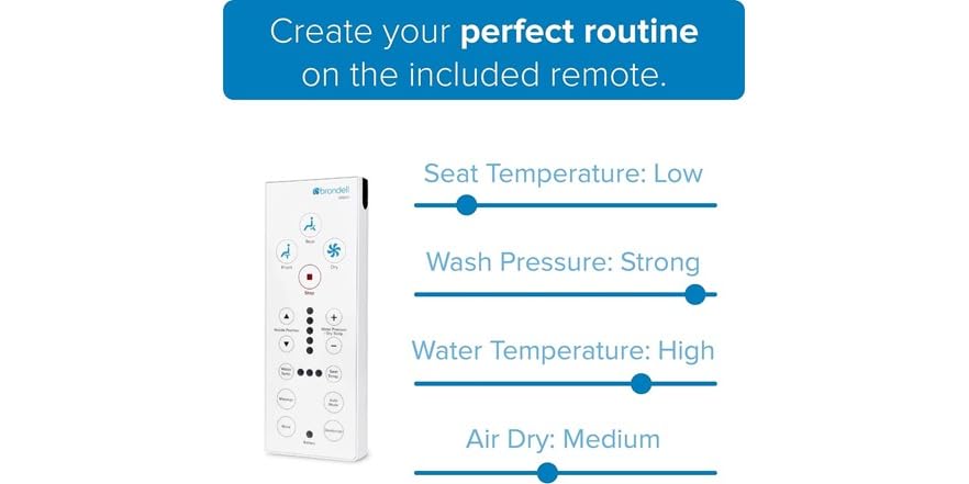 Brondell Swash CL950 Bidet Elongated or Round