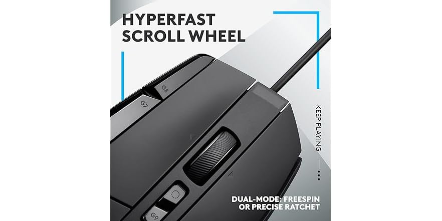 Logitech G502 X Wired Gaming Mouse (Open Box)
