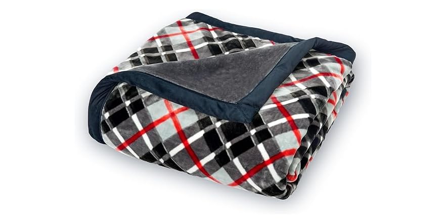 Northwest Cozy Plaid Queen Blanket