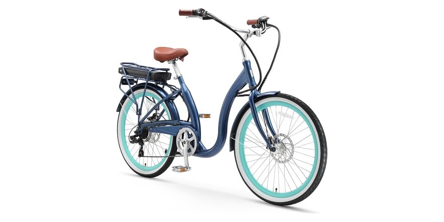 sixthreezero Simple Step-Thru Women's 7-Speed 500W E-Bike
