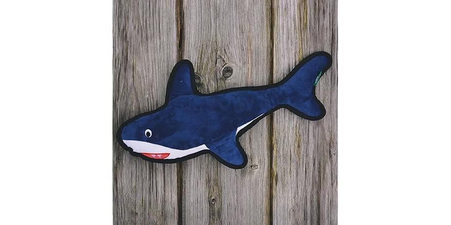 Beco Lovable Shark Squeaker Dog Toy