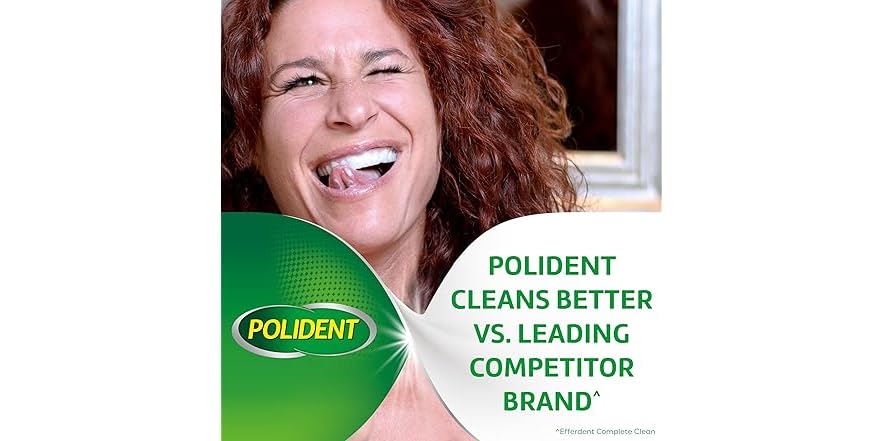 Polident 3 Minute Denture Cleanser 120 Count