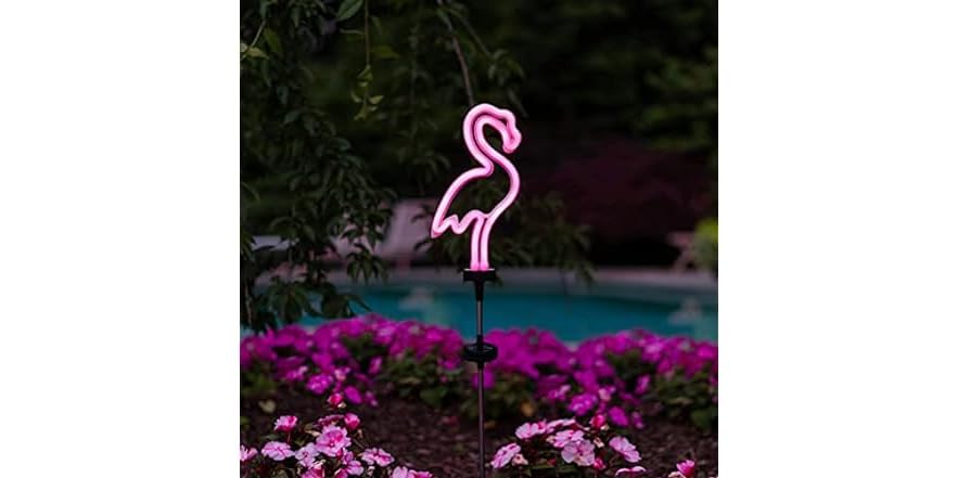 Touch Of ECO Solar Neon Pink Flamingo