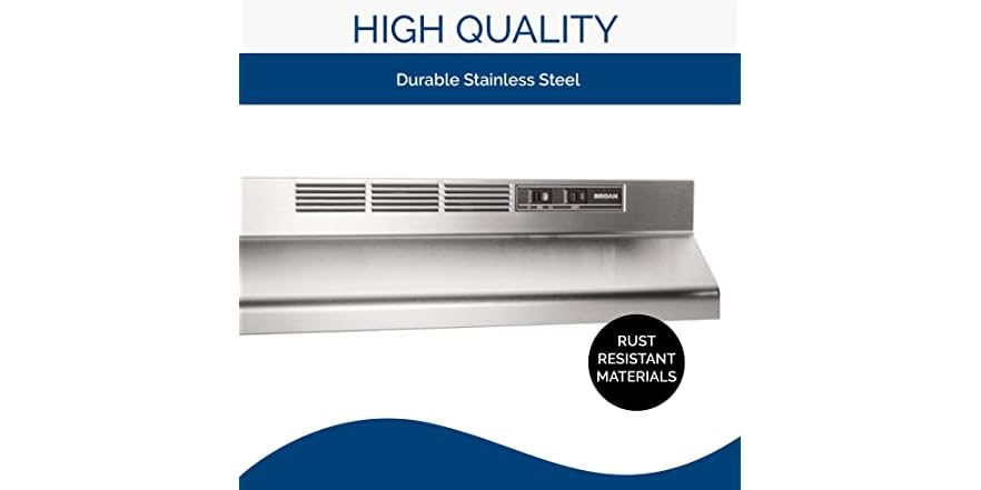 Broan-NuTone 413004 Non-Ducted Ductless Range Hood with Ligh (Open Box)