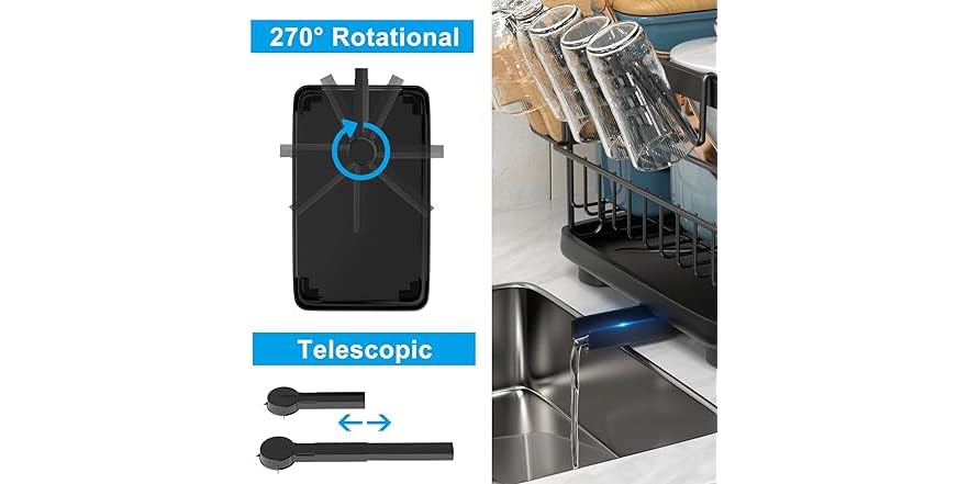 Aonee 2 Tier Dish Drying Rack