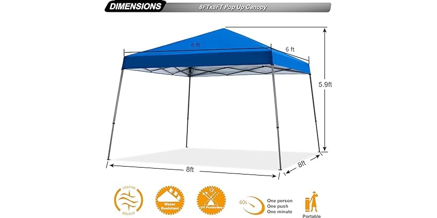 ABCCANOPY Stable Pop up Canopy Tent