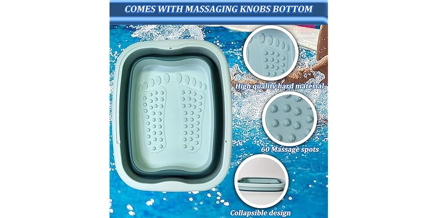 Collapsible Pool Foot Wash Tray