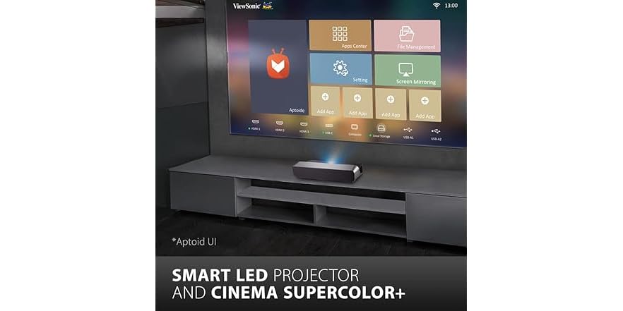 ViewSonic X1000-4K Ultra-Short Throw Projector