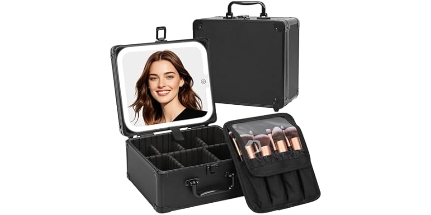 TanTo Makeup Box with LED Mirror
