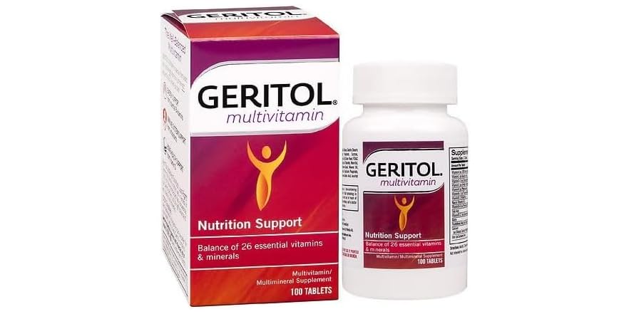 Geritol Multivitamin Nutritional Support - 100 Tablets