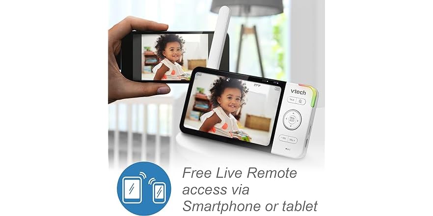 VTech Digital Video Monitor with Remote Access and 2 Cameras