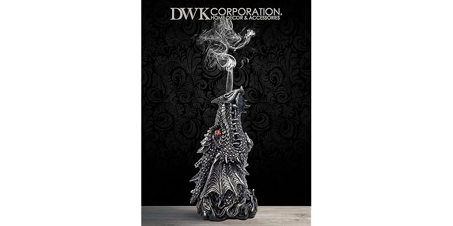 DWK 6" Puff Dragon Head Statue