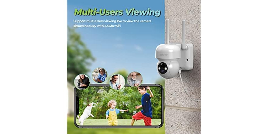 acelerar Outdoor Solar Security Camera