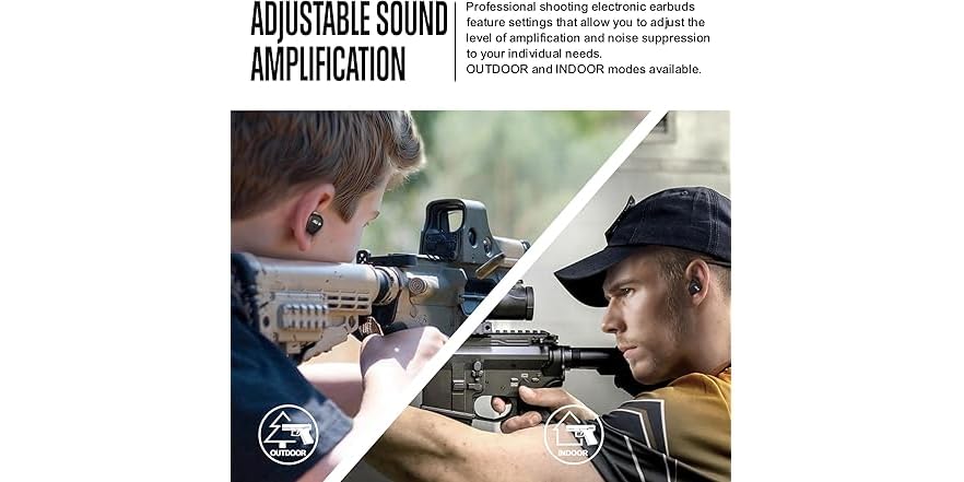 ACT FIRES Shooting Ear Protection Ear Plugs