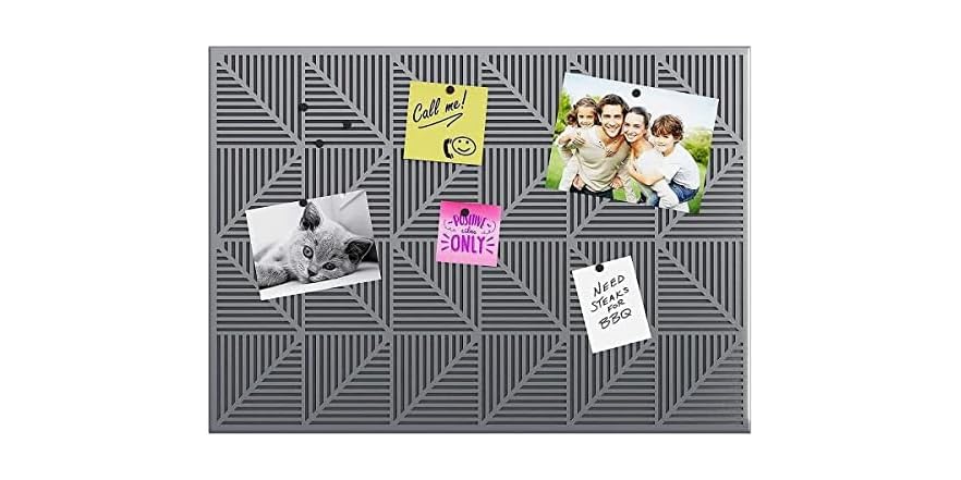 Trigon Charcoal Bullet-Board by Umbra