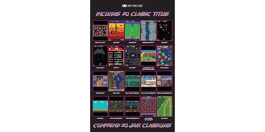 My Arcade Mini Player: 10" Tall Arcade Machine