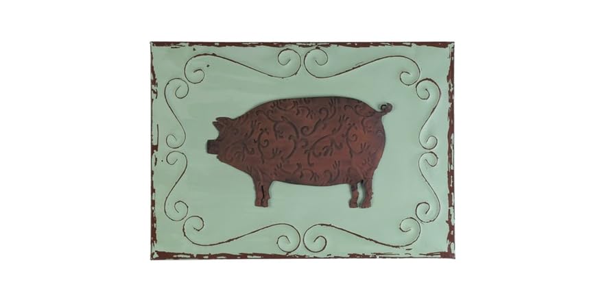 Pig Wall Plaque