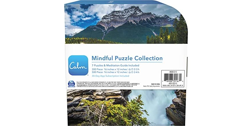 Calm App, 7-Pack Daily Mindful Puzzles