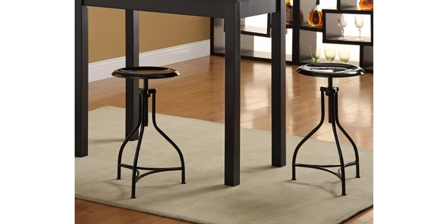 Carolina Cottage Black Logan Stool