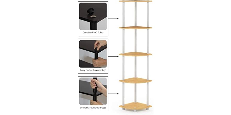 5-Tier Corner Display Rack