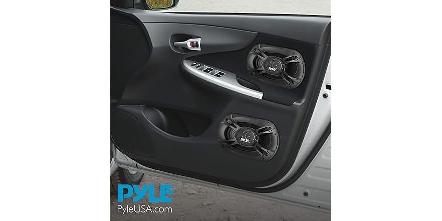 Pyle 4 Way 6x9 Inch 500 Watt Quadriaxial