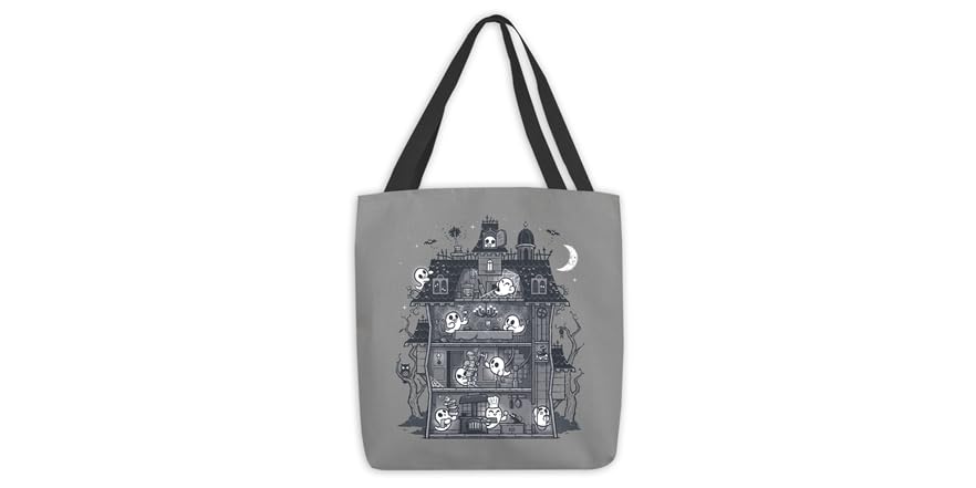"Mischief Mansion" Large Tote Bag