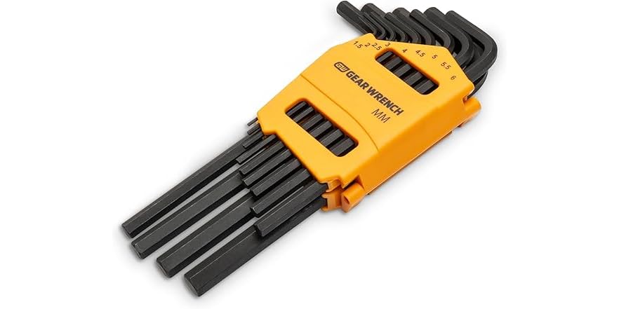 GEARWRENCH 13Pc Long Arm Metric Hex Key Set