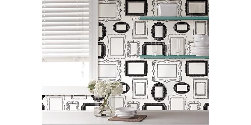 Photo Opp Frames Peel and Stick Wallpaper