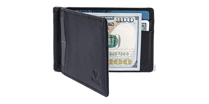 Slim Wallet with Money Clip