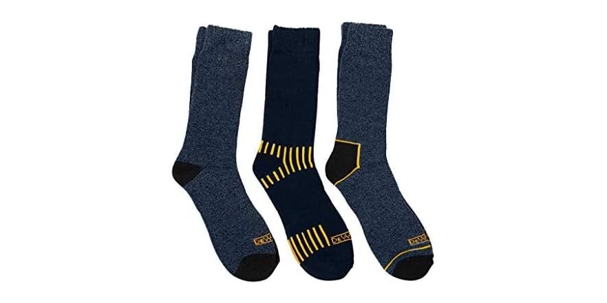 DEWALT DXSC150-Navy WORK SOCKS 3pairs