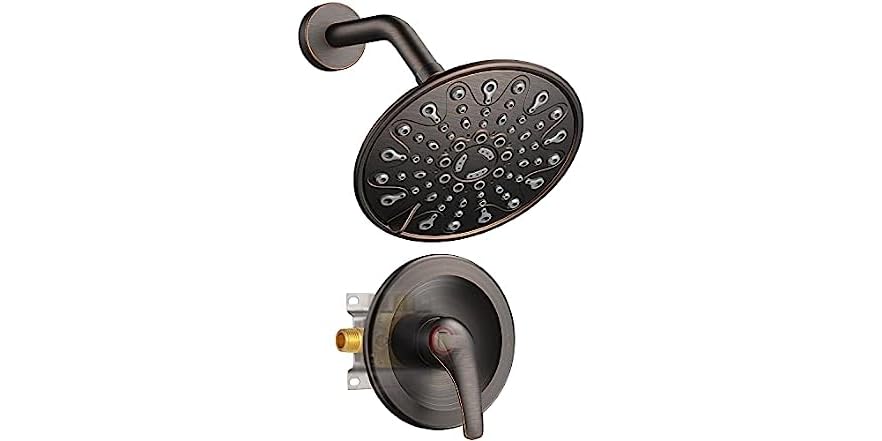 EMBATHER Shower Faucet Set, Round