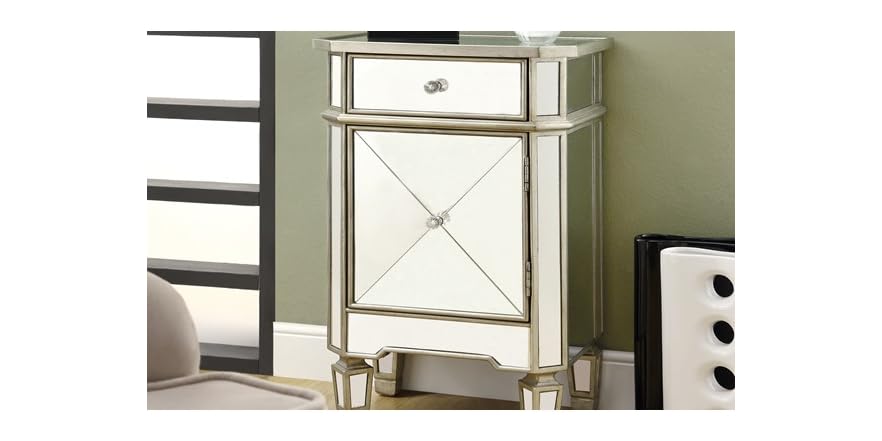 Mirrored Accent Cabinet