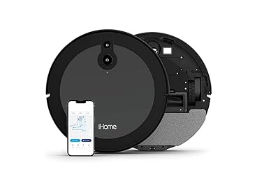 iHome AutoVac Luna Robot Vacuum & Vibrating Mop (S&D)