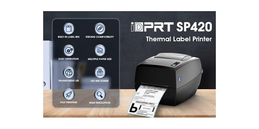 iDPRT SP420 Dustproof Shipping Label Printer (Open Box)
