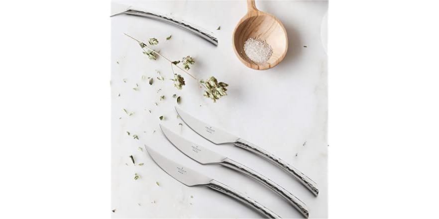Hampton Forge Olivia Hammered Cutlery Set