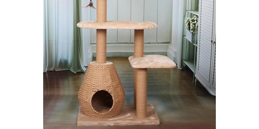 PetPals Ace Natural Cat Tree