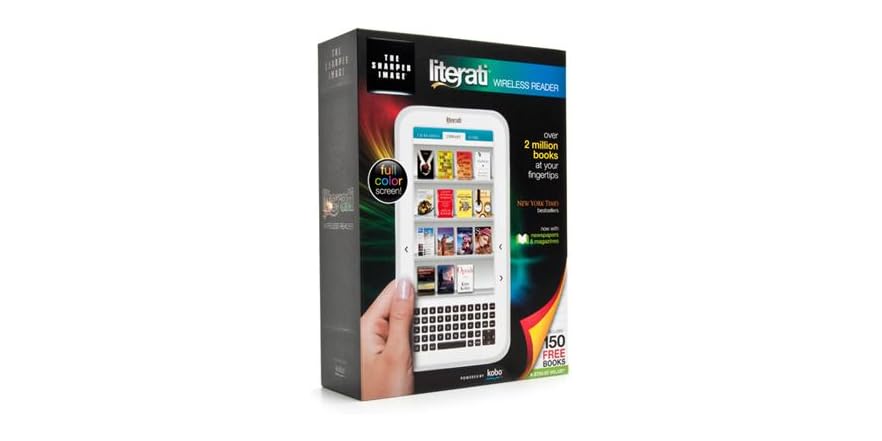 The Sharper Image Literati 7" Wireless Reader