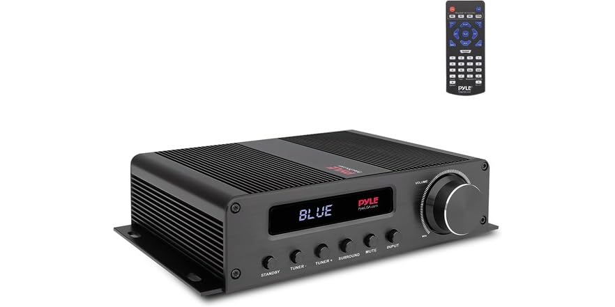 (NEW) Pyle 100W 5-Channel Wireless Bluetooth Home Audio Amplifier