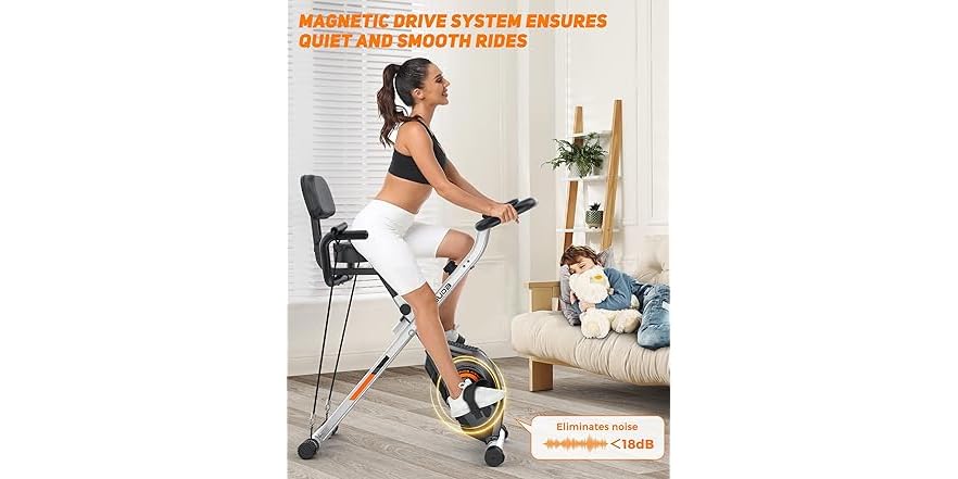 YOSUDA Folding Exercise Bike