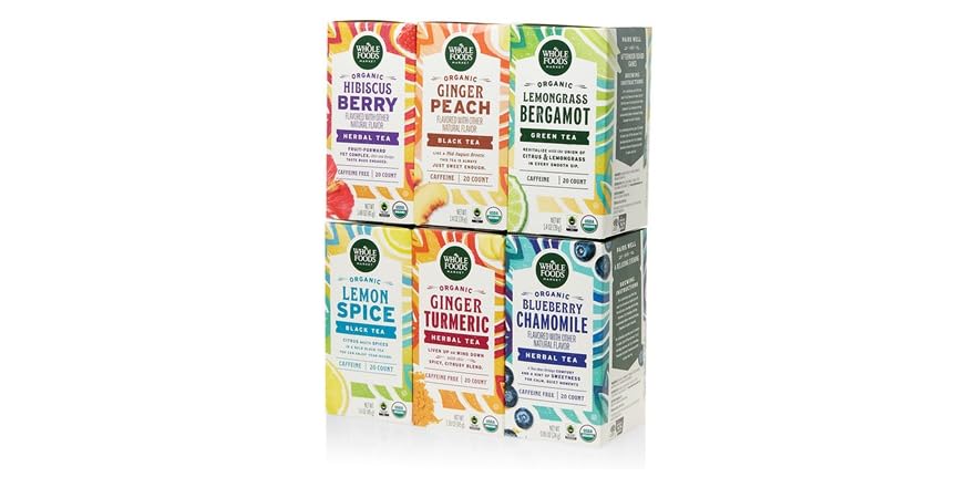 Whole Foods Organic Tea 20ct Box