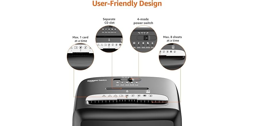 Amazon Basics Paper Shredder