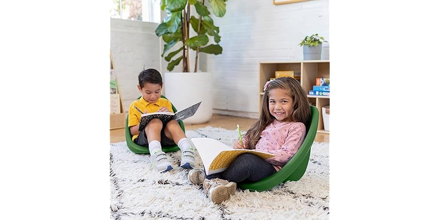 ECR4Kids Leaf Floor Seat, Rocker Chair